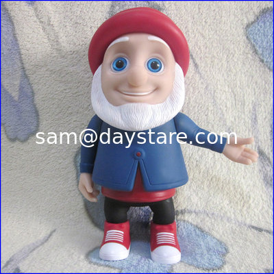 Santa Claus Money Bank ,Vingl Piggy Coin Bank Plastic Action Figure for Christmas supplier