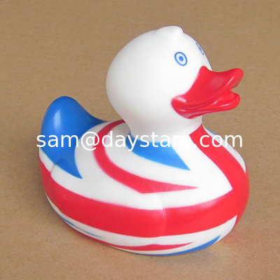 The United States flag RUBBER duck bathroom gifts TOYS Accessories for kids or promotion supplier