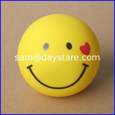Rubber smiling face piggy bank , money bank gifts for decoration shenzhen factory supplier