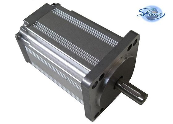 Brushless permanent magnet motor with NMB ball bearings for welding machines
