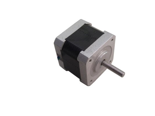 Square flange nema 17 hybrid stepper motor for printers , 12v stepper motor