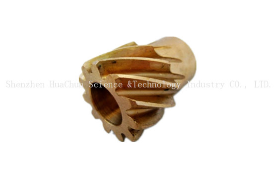 CNC Milling Brass / Copper / Bronze Micro Worm Gear For Furniture / Toy / Woodboard