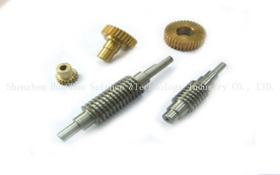 High Precision CNC Machined Worm Drive Shaft Screw For Reducer Round  Shape