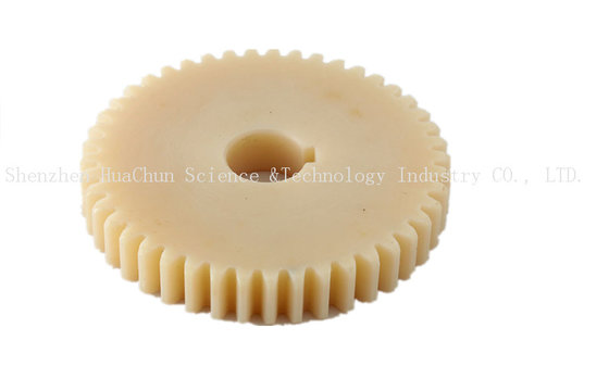 Industrial Nylon Delrin Spur Gears , Precision Spur Gears Different Material