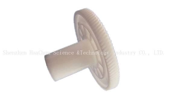 High Precision Plastic Transmission Gears , Plastic Worm Gear Customized Size