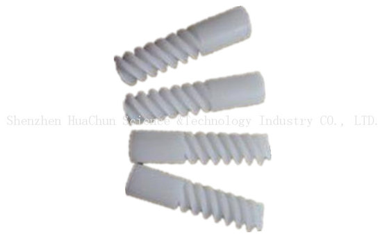 High Precision Plastic Transmission Gears , Plastic Worm Gear Customized Size