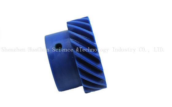 Auto Parts Plastic Small Spiral Bevel Gear , Plastic Bevel Gears High Concern