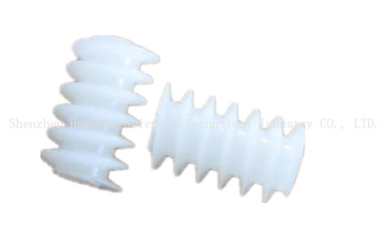 PP POM Nylon Plastic Micro Worm Gear For Motor / Electric Cars / Motorcycle