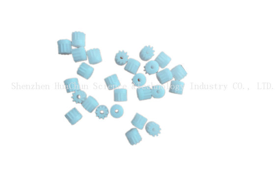 Customized Nylon Plastic Worm Gear , Plastic Helical Gears For Automotive