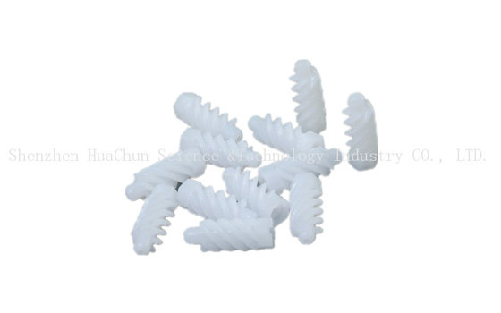 CNC Machined Nylon Plastic Worm and Micro Worm Gear Customized