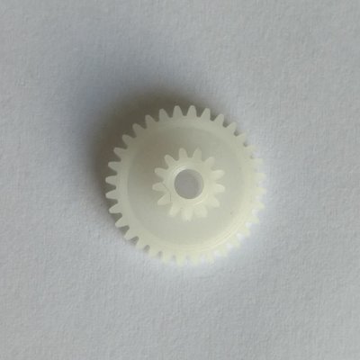 Custom Small Nylon Spur Gears 100% Raw Material White Shore A For Electric Toy Car