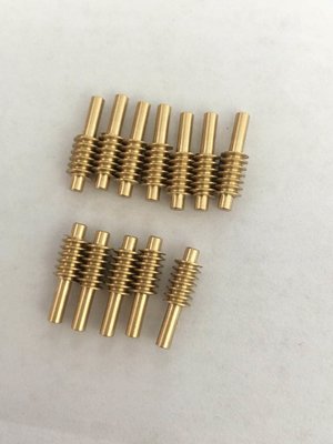 High Precision Worm Gear Set Small Bronze Brass Cast Iron Material Customized