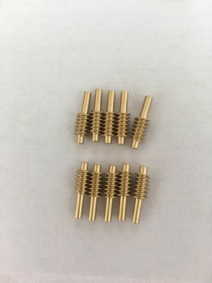 High Precision Worm Gear Set Small Bronze Brass Cast Iron Material Customized