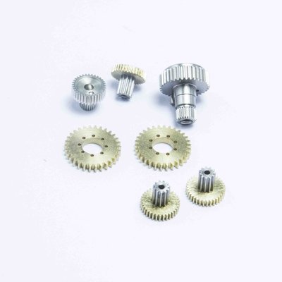 Customized Small Metal Gears High Precision Steel Spur Shape Chrome Plated Surface