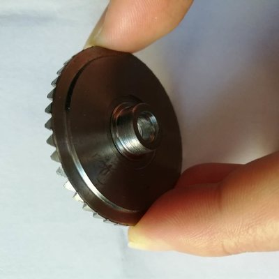 Durable Differential Steel Straight Bevel Gear Electric Plating Surface Treatment