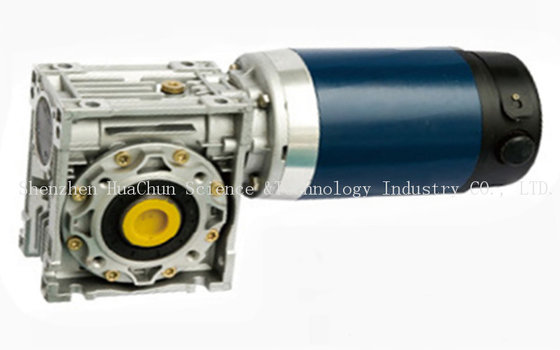 Horizontal Type DC Motor Gearbox High Torque Worm Gear Motor For Motor / Machinery
