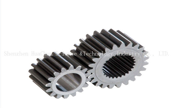 High Precision Small Metal Gears Stainless Steel Spur Gears CE / ROHS Approved