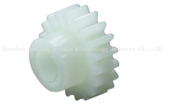 High Precision Plastic Spur Gears With Straight Teeth Customized Shape