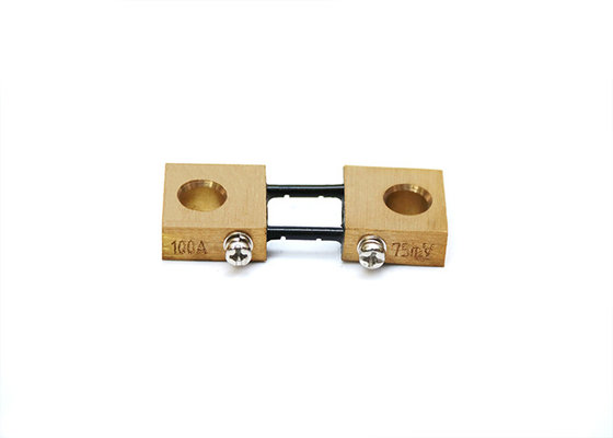 High Precision Current Shunt Meter Shunt Resistor Metal Material 120%  Rated Current supplier
