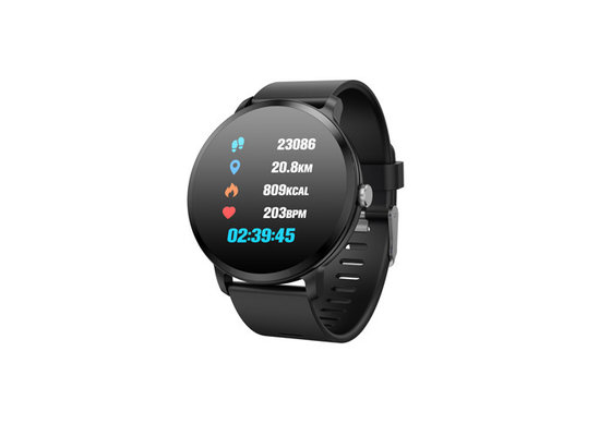 Round Screen Silicone Sport Watches Accurate Heart Rate Detection CNC Crafts supplier
