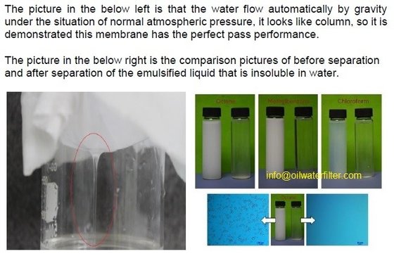 Emulsified Oil Separation Membrane