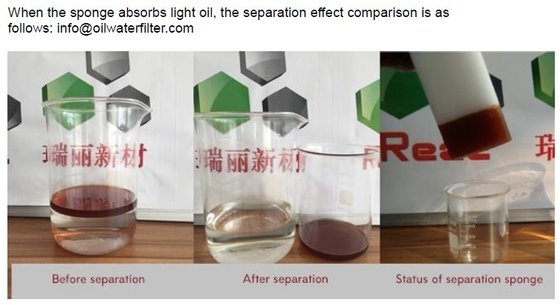 Light Oil Sorbent Sponge