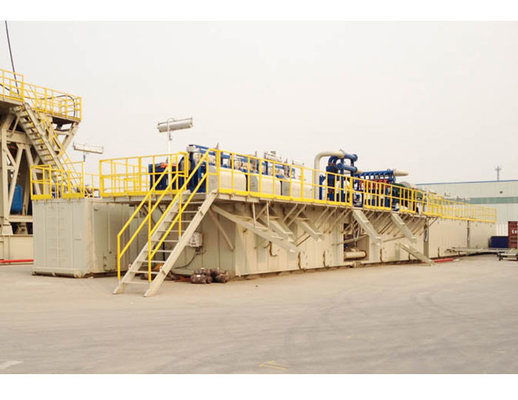 Oil and gas drilling fluid solid control system