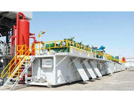 Oil and gas drilling fluid solid control system