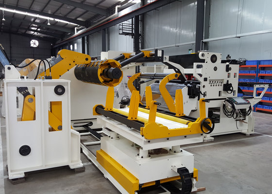 Supper Thin Metal Coil 3 In 1 Machine for Uncoiler Matched Big Punching Machine For Household Appliances