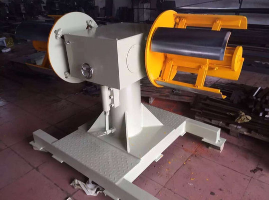 Manual Expansion Unpowered Double Head Decoiler Machine for S Type Straightener