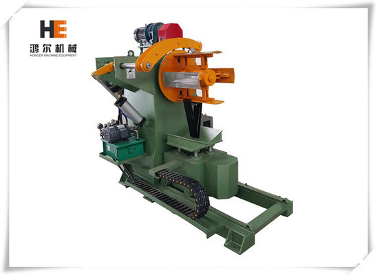 Honger Machine Hydraulic Decoiler Machine 3.75 Kw Motor 3.75 Kw Frequency Converter Drive