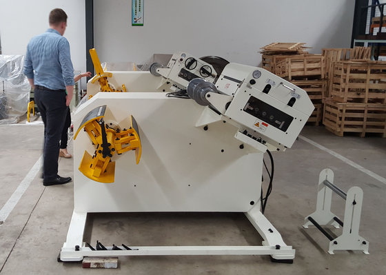 Metal Coil Cold Rolled Steel Decoiling and Straightening Machine with Frequency Changer