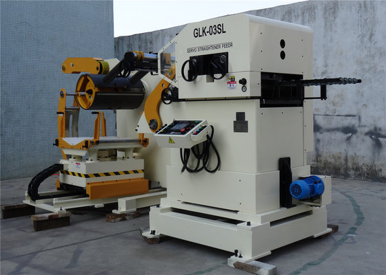 Copper / Aluminum Coil Processing Equipment , Stainless Steel Automatic Leveling Machine