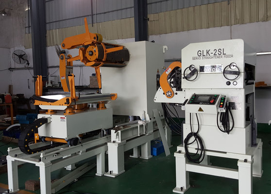 Autoamtic Metal Sheets Hydraulic Press Machine 3 In 1 Feeder For Car Accessories & Computer With CE