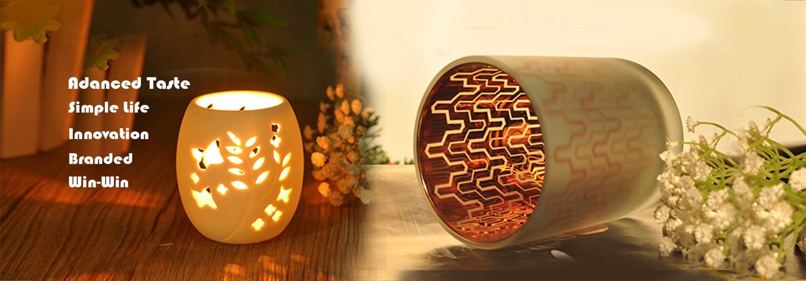 Glass Candle Holder