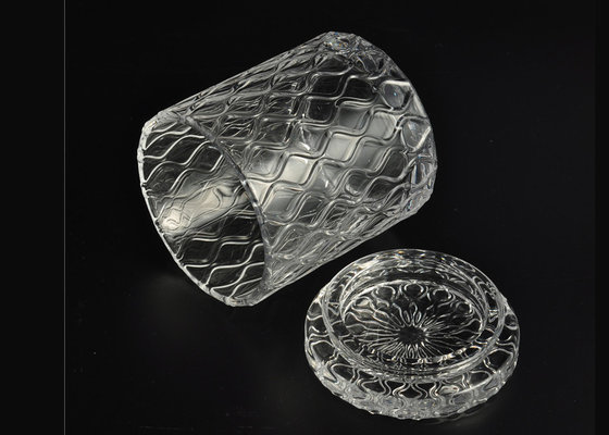 Modern Soda Lime Glass Tea Light Candle Holders Small Heat Proof