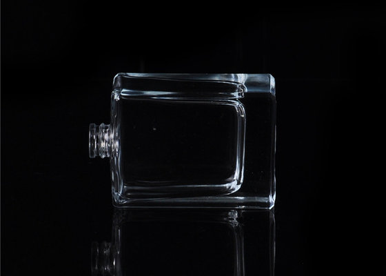 Rectangle Glass Spray Perfume Bottles , 50 ML Perfume Bottle Protable