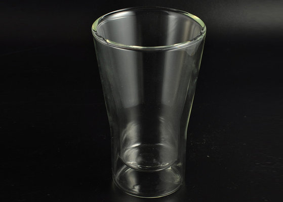 Mouth Blown Double Wall Drinking Glasses Cup Borosilicate Personalized 