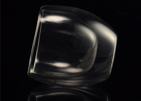 Round Double Layer Glass Coffee Cups High Temperature Resistant