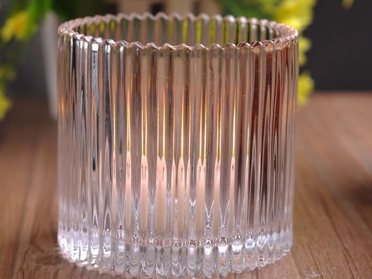 テーブル、友好的な Eco のための 530Ml によって個人化されるガラス蝋燭ホールダー