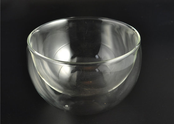 Recyclable Double Wall Borosilicate Glass / Double Wall Glass Bowl