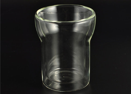 Unique Double Walled Glass Espresso Cups And Saucers Lead Free