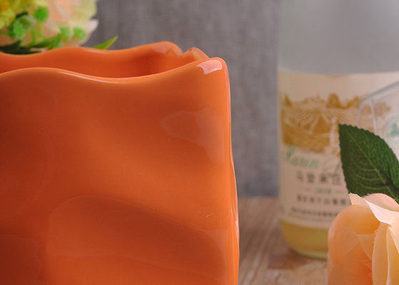 Home Decor Ceramic Candle Holder Square Eco Friendly with 1540ml