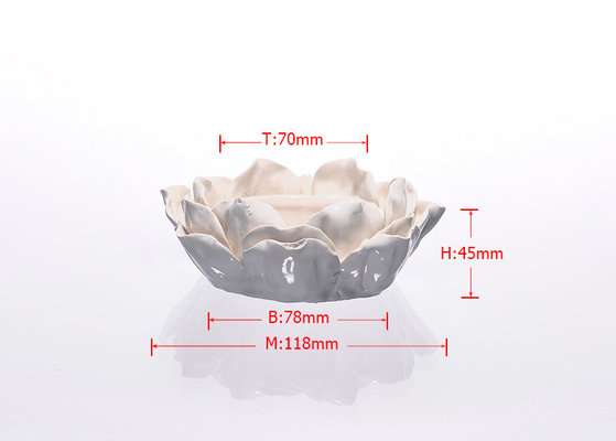 Large Ceramic Candle Holder Houses / Ceramic Flower Candle Holder