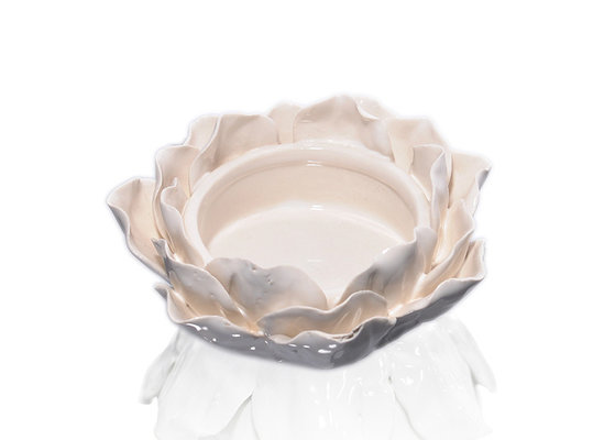 Large Ceramic Candle Holder Houses / Ceramic Flower Candle Holder