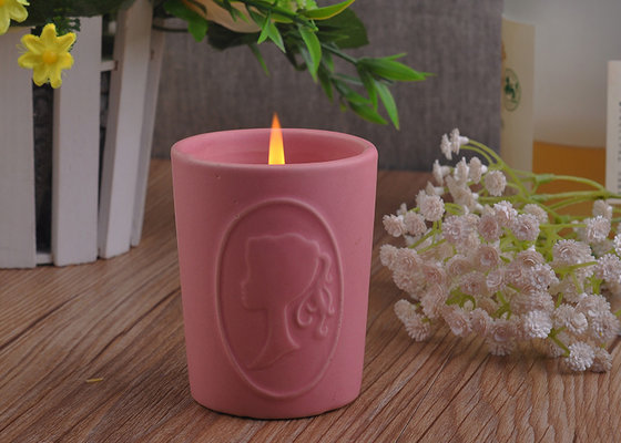 Character Candle Cup Holders Ceramic Candle Containers With Candle Light