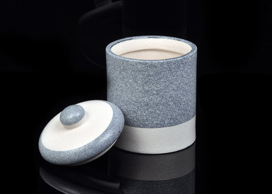 Hand Made Ceramic Candle Jar Anti Thermal For Air Refreshment
