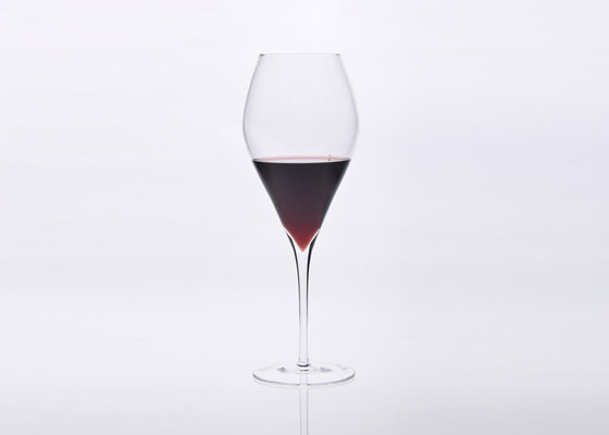 Mouth Blown Stemware Wine Glasses , Wedding Champagne Flute Glasses