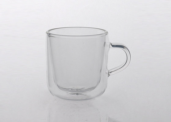 Thermostable Double Wall Borosilicate Glass Drinkware With 200ml