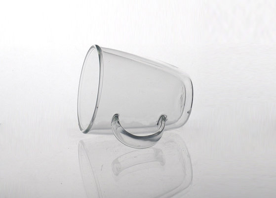 Drinkware Double Wall Borosilicate Glass Coffee Cup With Handle